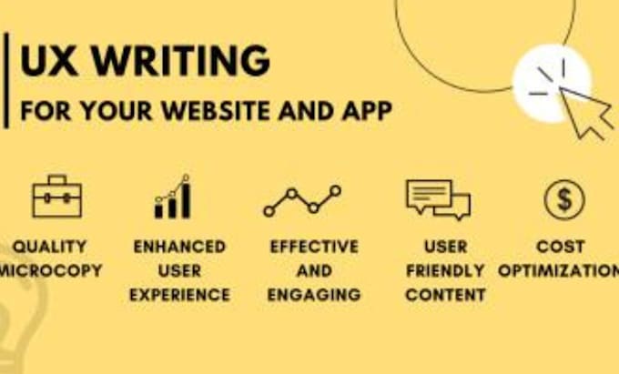 Write ux copy for your website or app by Vee8410 | Fiverr
