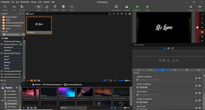 Set you up for success on propresenter 7 by Aslanfollowr | Fiverr