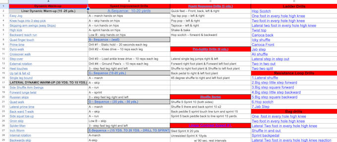 8 week strength and power fully loaded workout plan by C0achsean | Fiverr