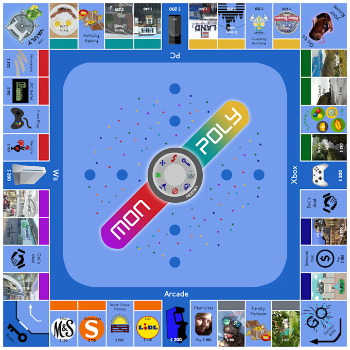 Design your monopoly game by Jimmyjamjar | Fiverr