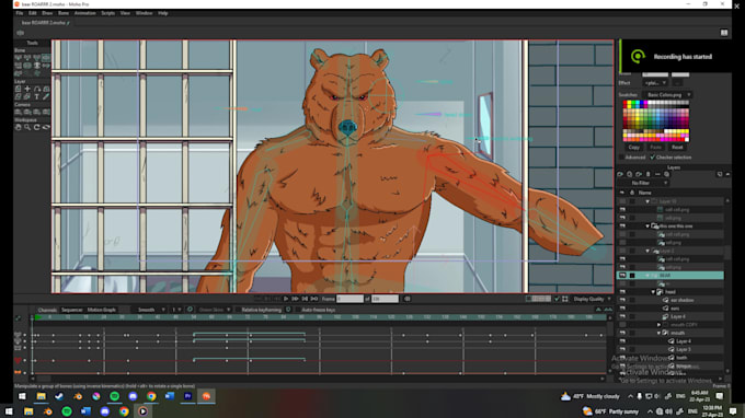 Rig 2d character in moho by Datopapuashvili | Fiverr