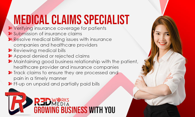 Do remote work handling insurance companies for claims by Redcas | Fiverr