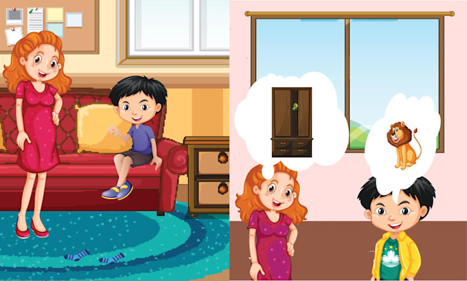 Design adventure, fantasy, funny children book illustration by ...