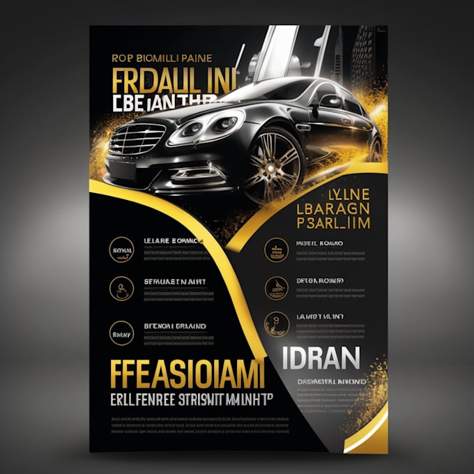 Design premium auto detailing flyer with package plan by Papiapragati ...