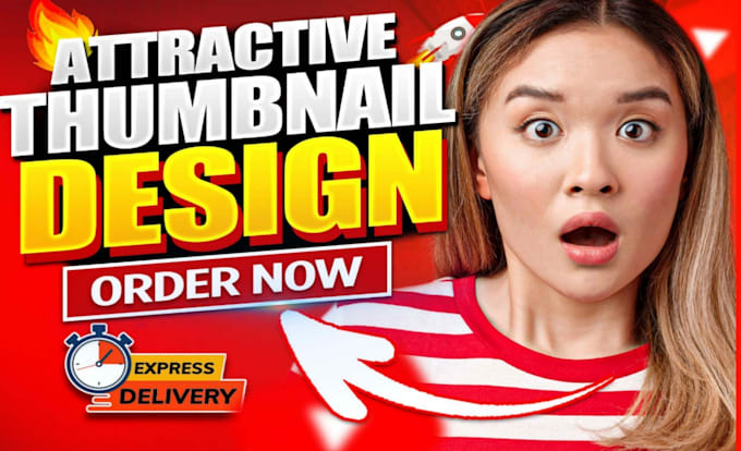 Design attractive youtube thumbnail in 2 hours by Moman9 | Fiverr