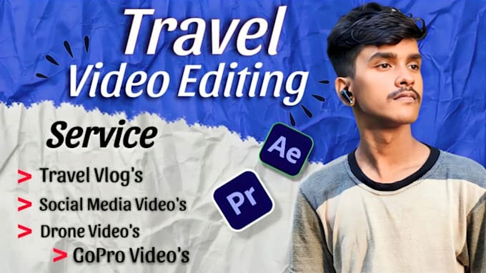 Professionally edit your travel vlogs with cinematic effects by ...