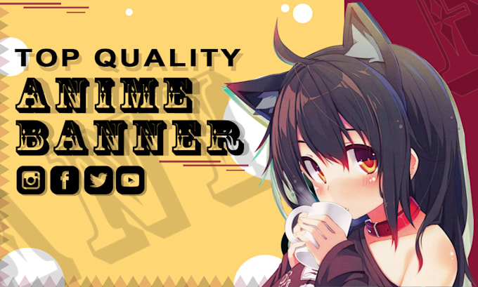 Design modern anime banner for youtube,twitch and twitter by ...