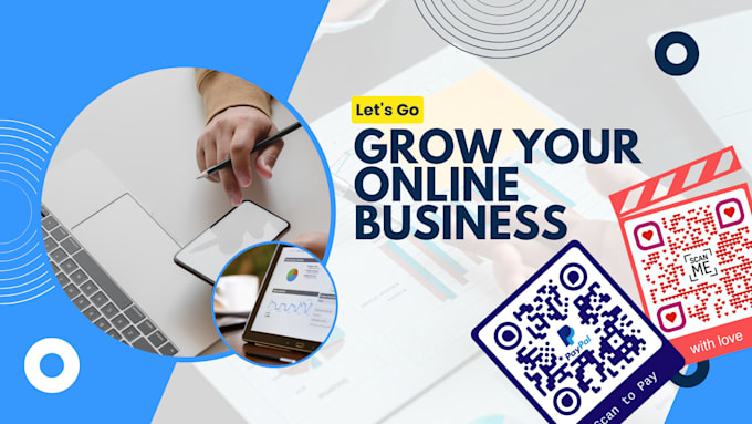 Make you a modern qr code for your website by Adhammagdya | Fiverr