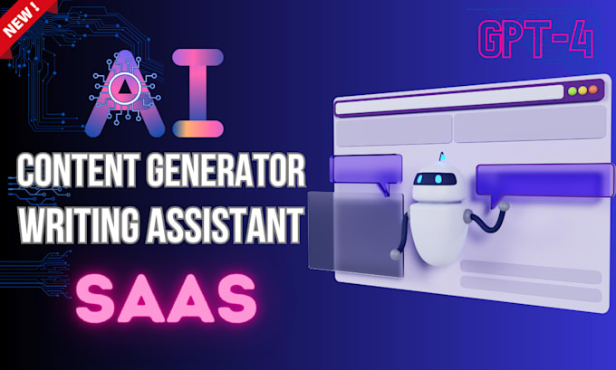 Build a custom ai writing assistant and content generator as a saas by Wedoen | Fiverr