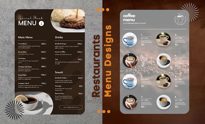 Make modern eye catchy restaurant menu, food menu by Waqas__yousaf | Fiverr