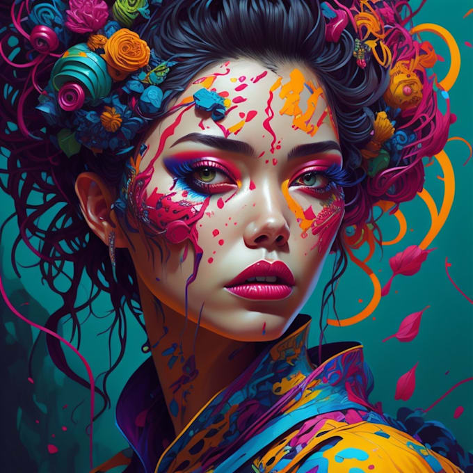 Create fictional art,ai portrait,ai character design by Malikumar714 ...