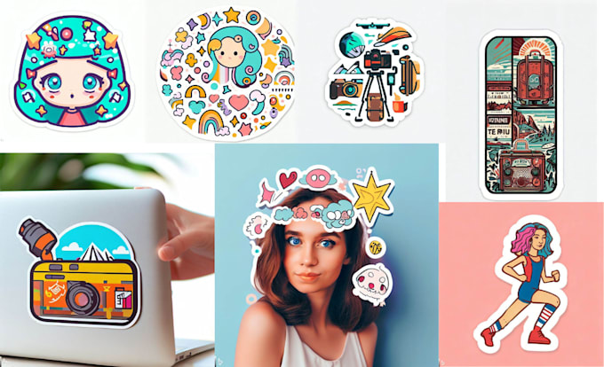 Create funny cartoon illustration for logo or sticker by Abdo99san | Fiverr