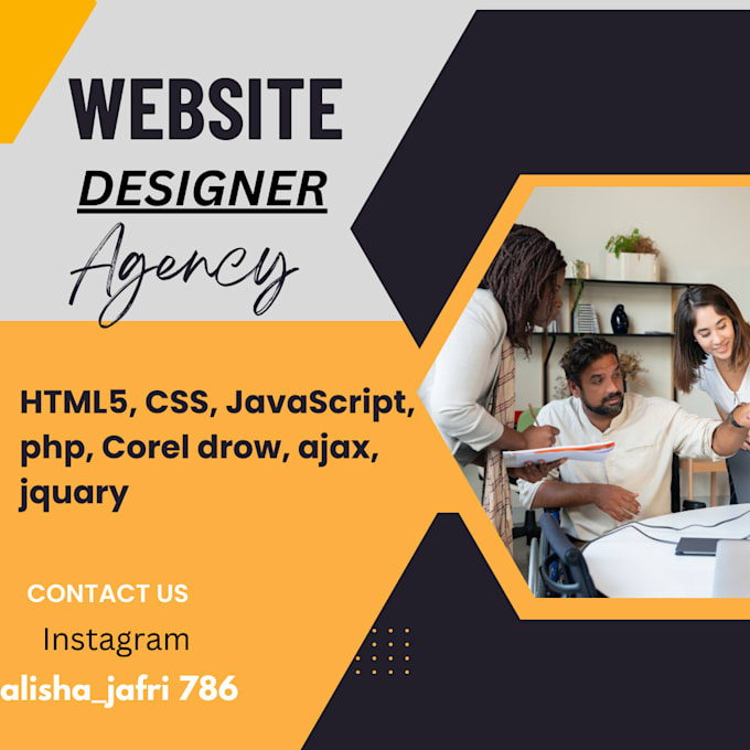 Design awesome website or landing page and website with html css java ...