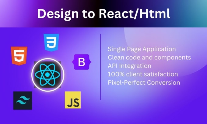 Convert Figma To React And Make Website Using React Js Tailwind Bootstrap By Pitamray Fiverr