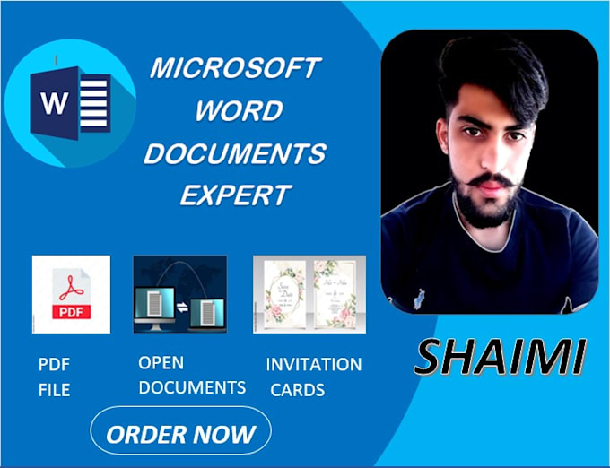Create, edit, format, design microsoft word documents by Shaimi123 | Fiverr