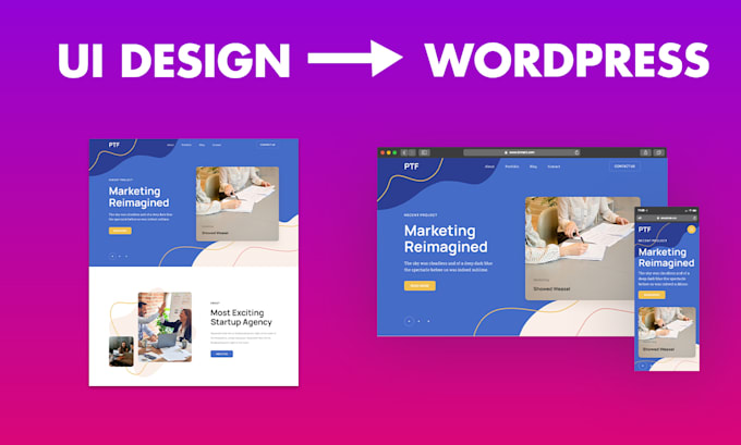 Transform your ui into a dynamic wordpress website using elementor by Kausarhasan116 | Fiverr