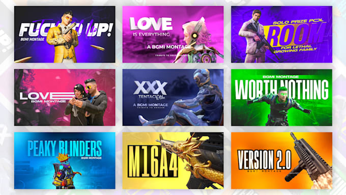 Make attractive gaming thumbnails by Xolographics309 | Fiverr
