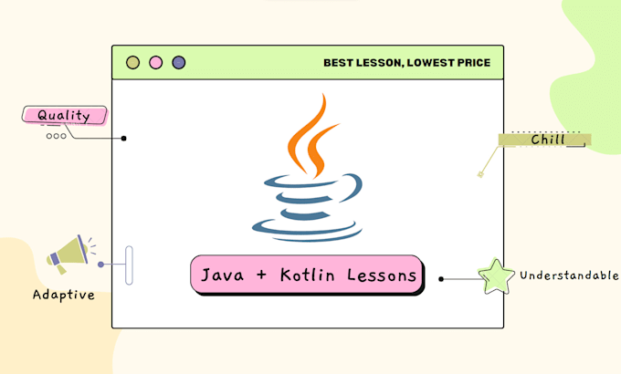 Teach you basic java and kotlin by Heygolem | Fiverr