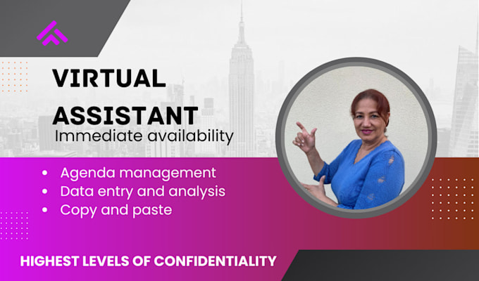 Be your virtual assistant for all administrative needs by Violeta_c ...