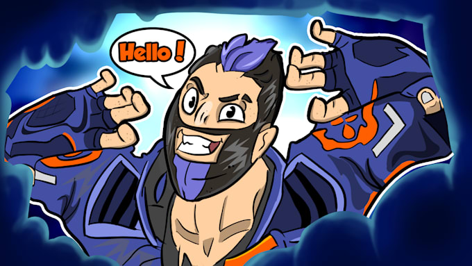 Make a cartoonish thumbnail by Kaushalkukreti1 | Fiverr