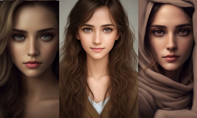 Create any custom ai character design, digital art portrait by ...