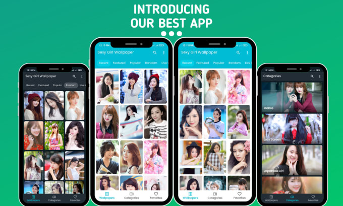 Create android wallpaper app with hd quality 4k wallpaper app with php admin by Sejanh66636 | Fiverr