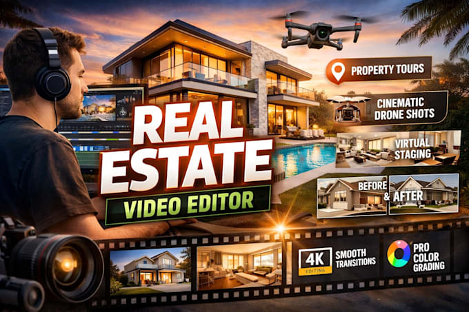 Create real estate videos with in 24 hours by Alikhan0003 | Fiverr