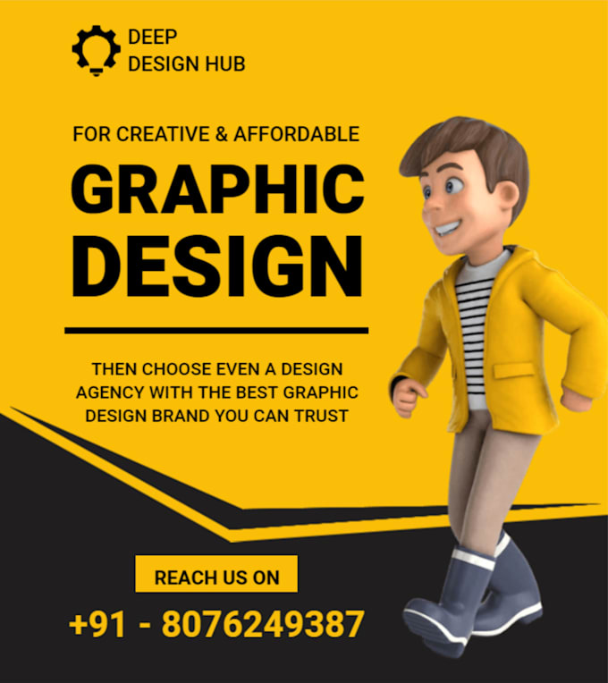 Do something i am good at graphic designer i will make 100 designs by ...
