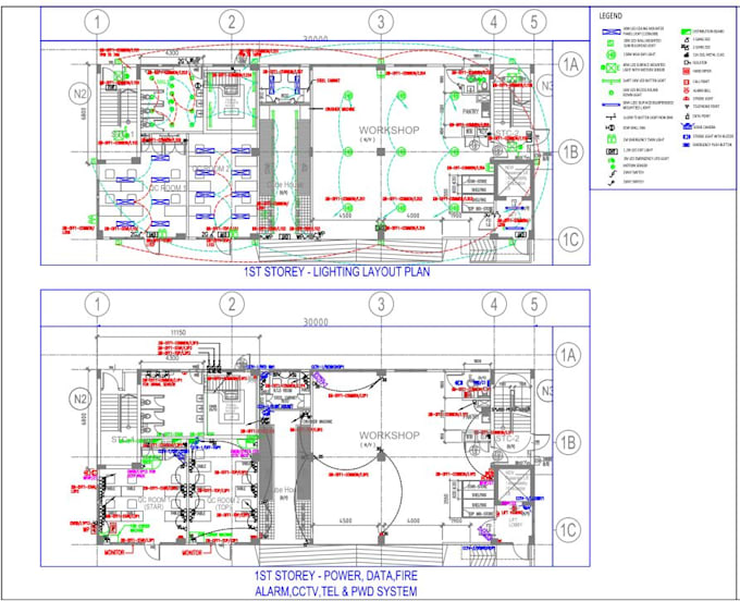 Do electrical and elv system design with autocad by S01747559953 | Fiverr