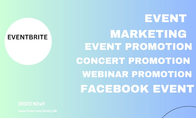 Do successful eventbrite promotion, webinar, concert promotion ,event ...