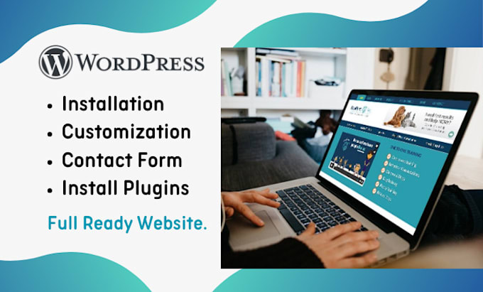 Ready wordpress website, setup plugins and themes for you by Abubakar_53 | Fiverr