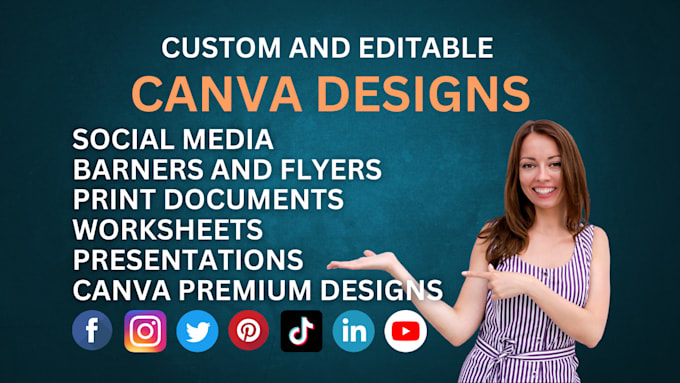 Create any design using canva by Mko_creatives | Fiverr