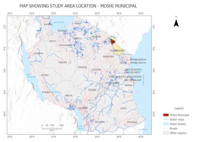 Digitize geographical and geological data using gis and make maps by ...