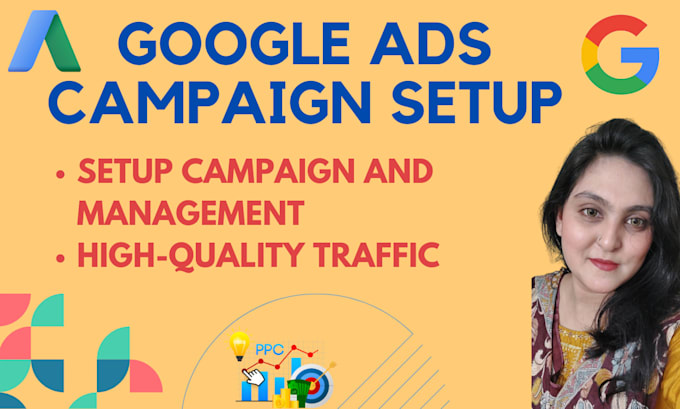Expertly setup, optimize and manage google ads adswords ppc campaign by Zahratarin | Fiverr