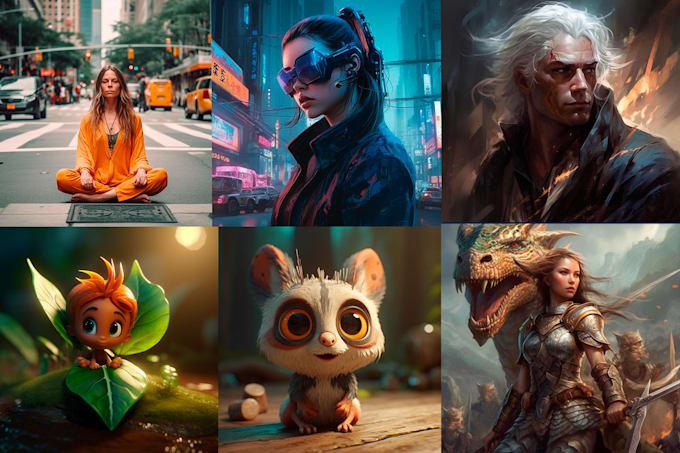 Create ai concept art with midjourney by Voiceoverspain | Fiverr