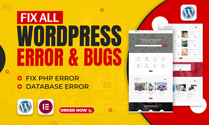 Fix wordpress issues, wordpress bugs and errors by Zainaslam57 | Fiverr