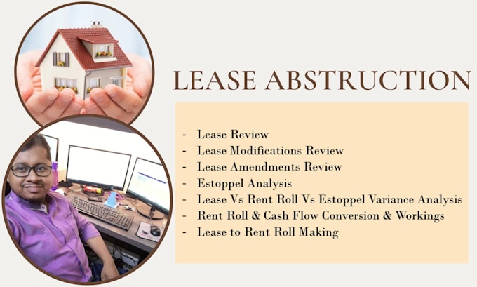 Prepare template for lease abstraction and abstract the leases by ...
