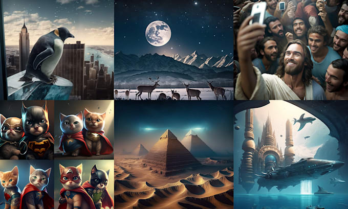 Create custom art using midjourney ai by Tkf2017 | Fiverr