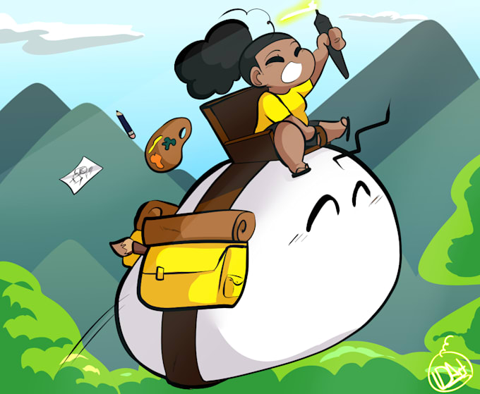 Chibis full color con luces y sombras by Vdartoficial | Fiverr