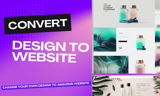 Slicing or convert your design landing page ui to code by Rafanart | Fiverr