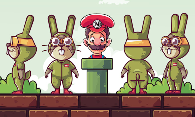 Draw professional character design for you by Itarekmuhamed | Fiverr