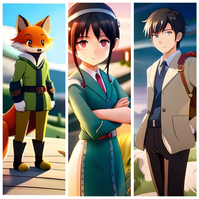 Draw Anime Or Furry Character Art Fast Using Ai By Sakshyam82 Fiverr