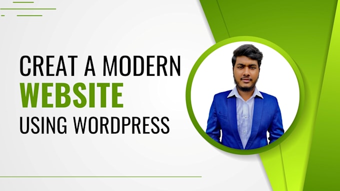 Create a modern wordpress website by Tanzimularman | Fiverr