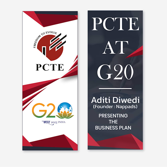 Design roll up, retractable, poll banners for your event by ...