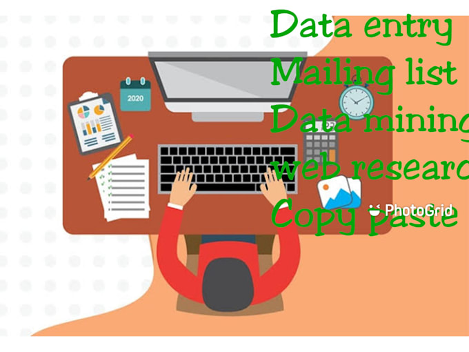 Do Data Entry Data Mining Web Research Mailing List Web Scrapping And Typing By