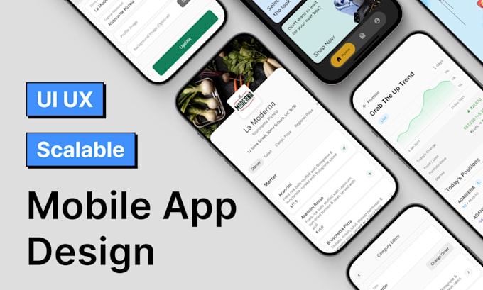 Design scalable ui ux design for mobile apps using figma by Dax_aframe | Fiverr