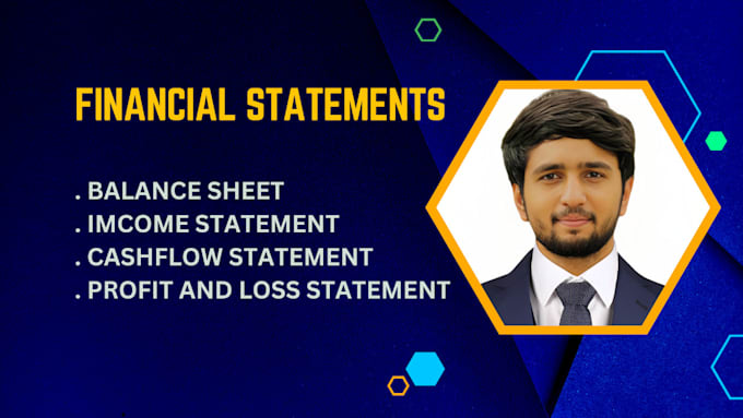 Prepare your financial statement, income statement, cash flow and ...