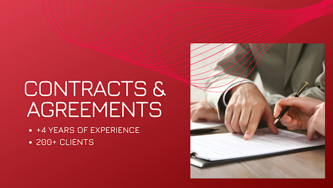 Draft your agreements, contracts as your lawyer by Akalya008 | Fiverr