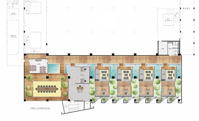 Create professional architectural 2d rendering from photoshop by Arch ...