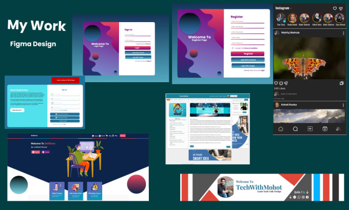 Create figma design for android and ios apps by Iammohot | Fiverr